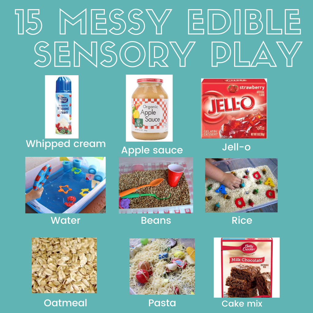 15 Messy Edible Sensory Play Ideas for Baby & Toddlers – OTwithEmily