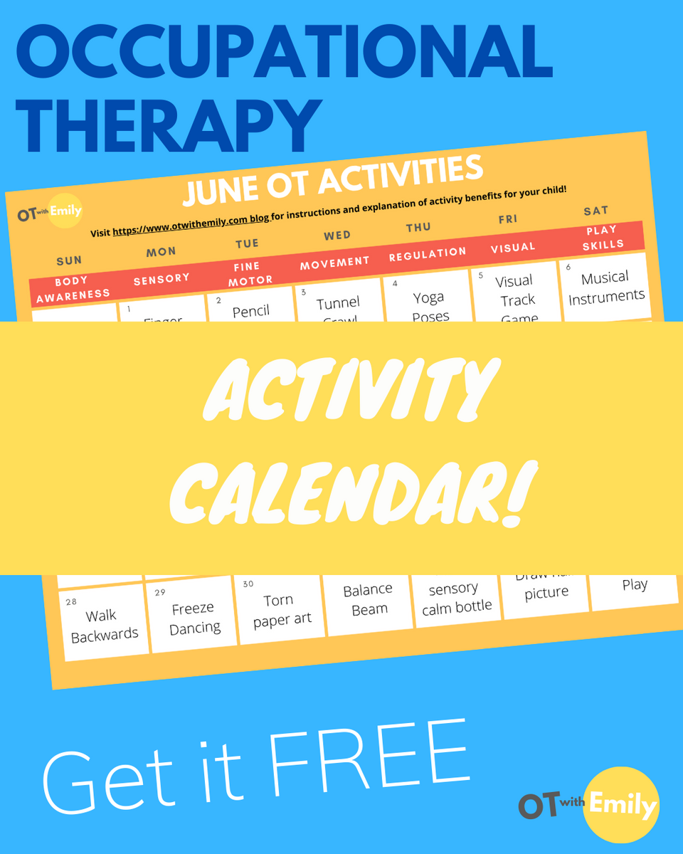 June OT Activity Calendar – OTwithEmily